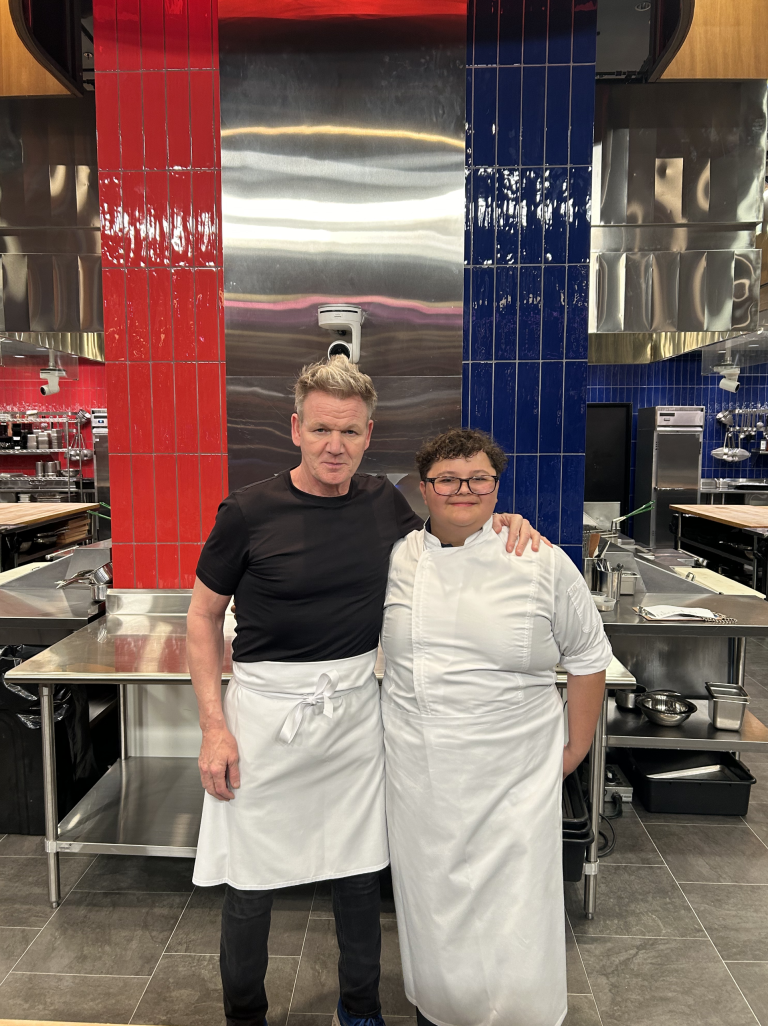 Steven 'the Cancer Crusher' Cooks with Gordon Ramsay! - ACCO